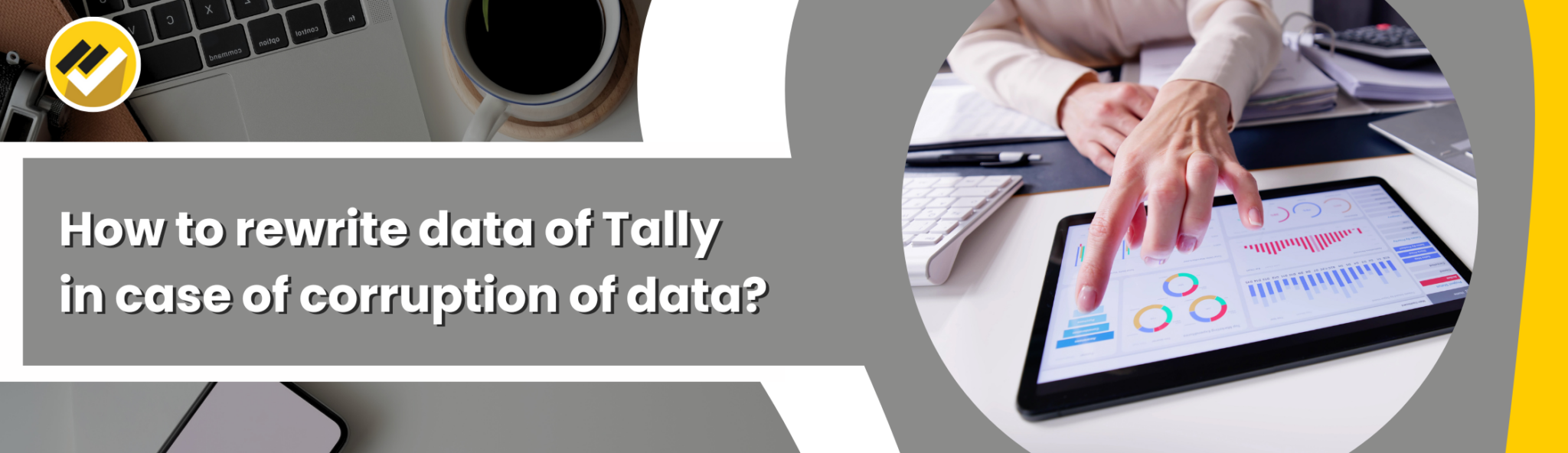How to rewrite data of Tally in case of corruption of data? - Easy Reports