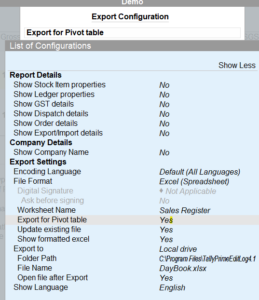 How to Work with the Sales Register in TallyPrime and Tally.ERP 9 - Easy Reports