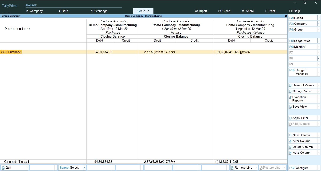 How to Track Budgets and work with Expense Reports in Tally - Easy Reports