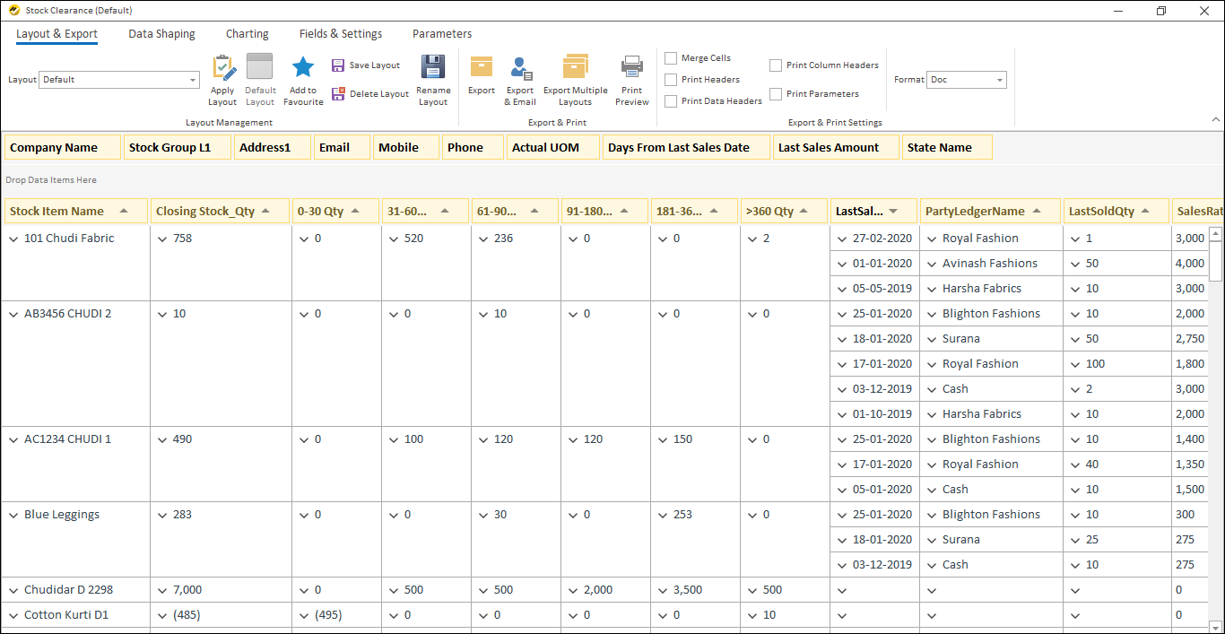 How to Track Godown-Wise Stock Using a Reporting Tool